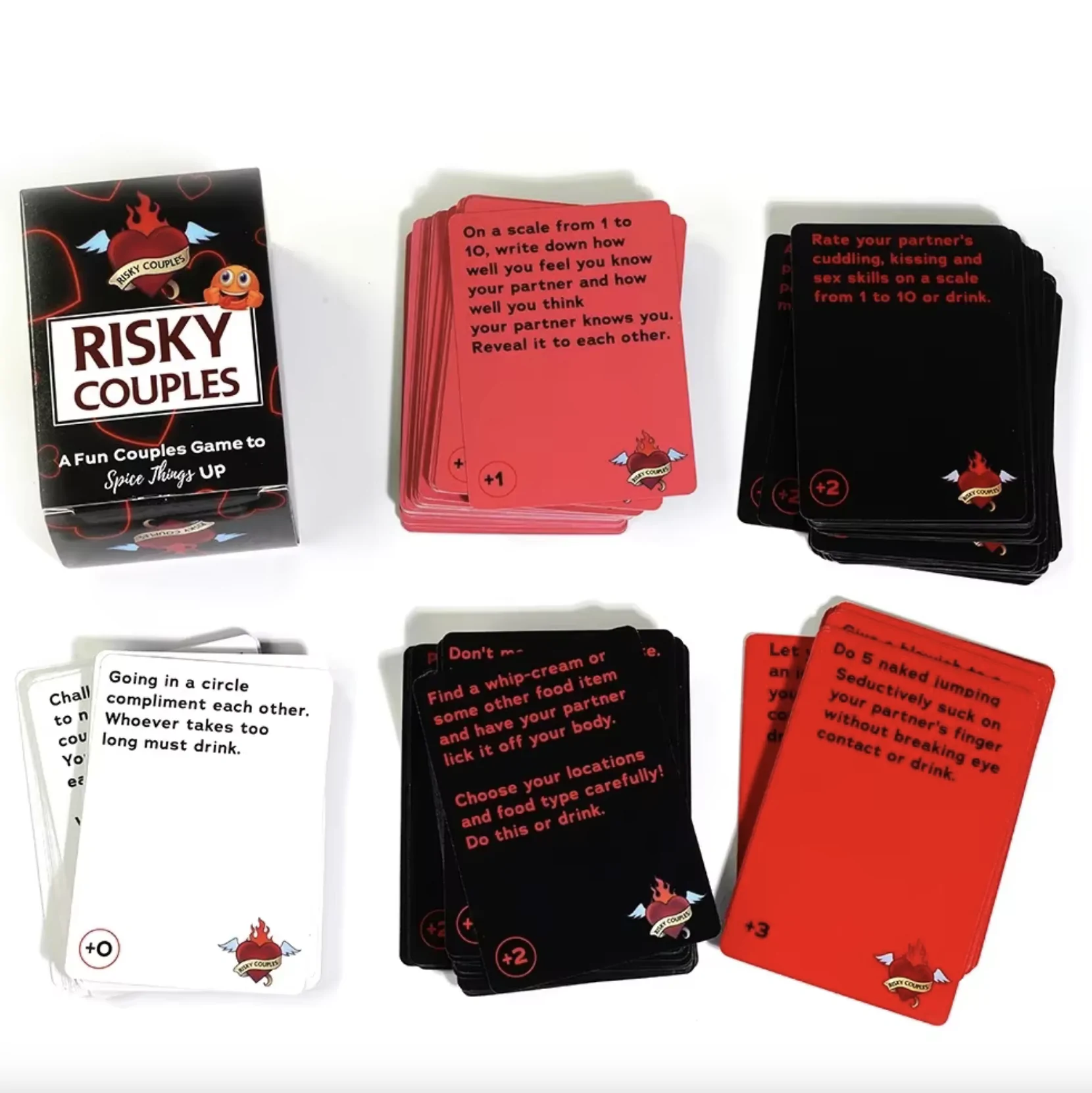 Risky Couples - Drinking Game - 150 Spicy Dares & Questions ...