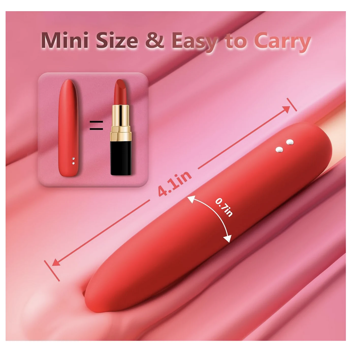 Rechargeable 4-in1 Silicone Vibrator with LED Light - 10 Vibration ...